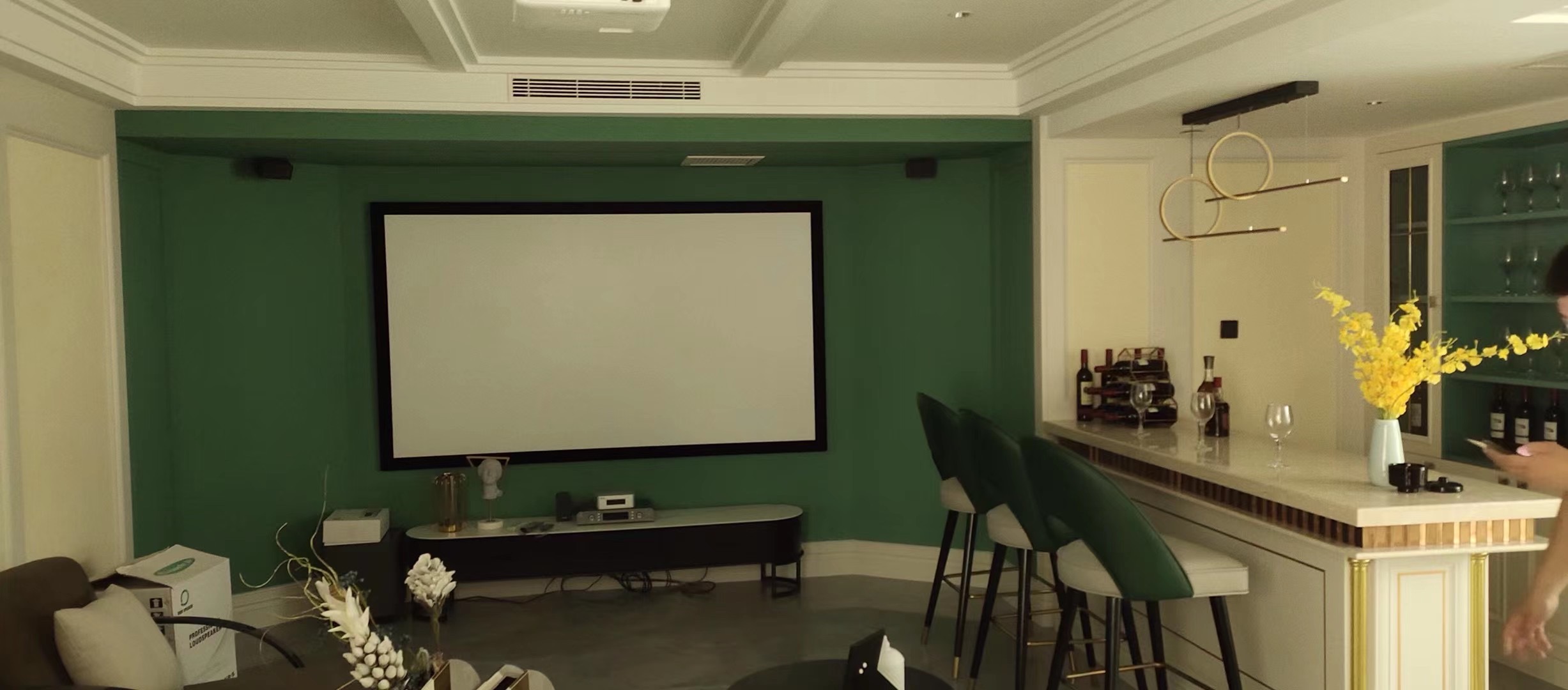 Installation 5.1 channel home theater system